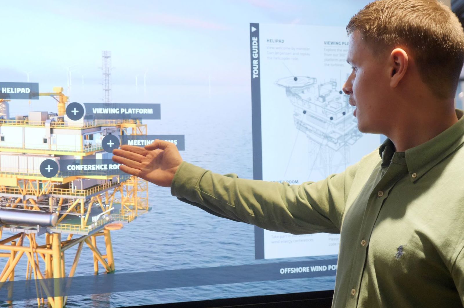 Offshore Windtour digital platform | 360 helicopter ride