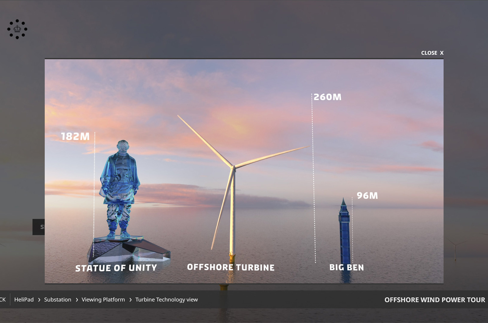 Offshore Windtour digital platform | 360 helicopter ride